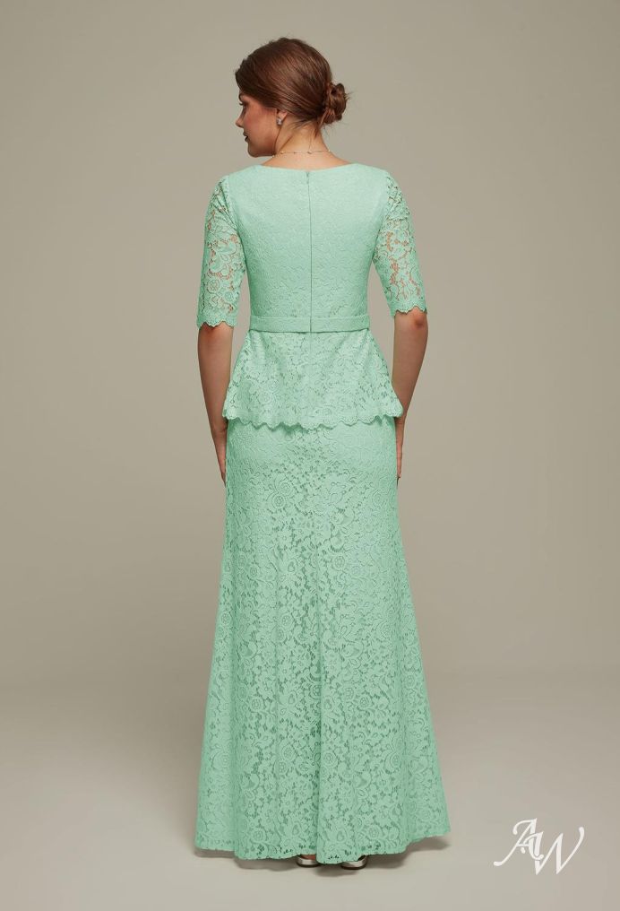 AW Duke Dress, Floor Length V-Neck Mother of the Bride Dresses | AW.Bridal