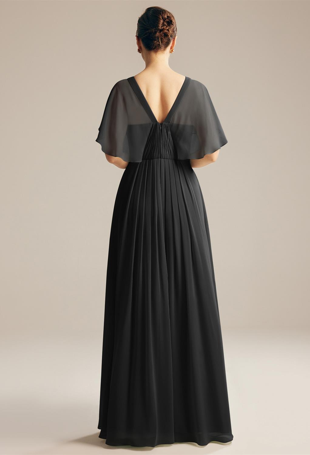 AW Osage Dress, Sage Green Chiffon Hi Lo V-Neck Bridesmaid Dresses | AW ...