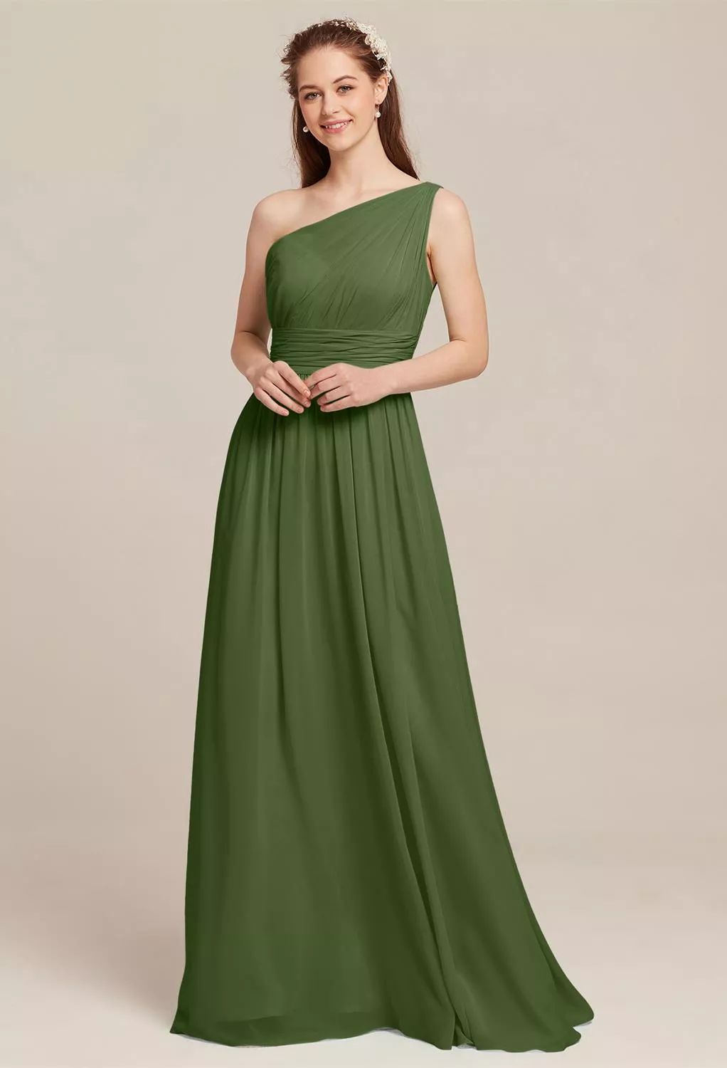 AW Arabella Dress, Dark Navy Chiffon Floor Length Sweetheart Neckline ...
