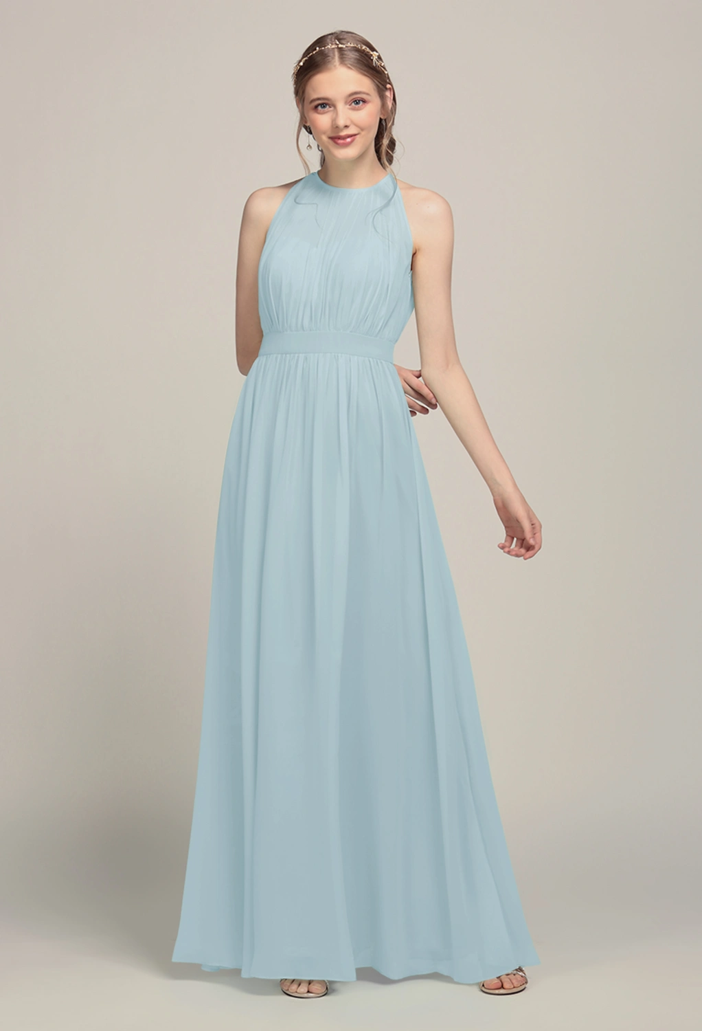 AW Rory Dress, Chiffon Ankle Length Sweetheart Neckline Bridesmaid Dresses | AW.Bridal