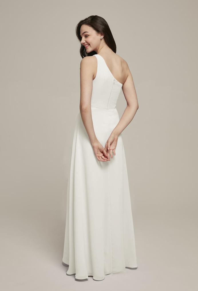 AW Roxanne Jumpsuit, Dark Emerald Chiffon Floor Length V-Neck Bridesmaid Dresses | AW.Bridal