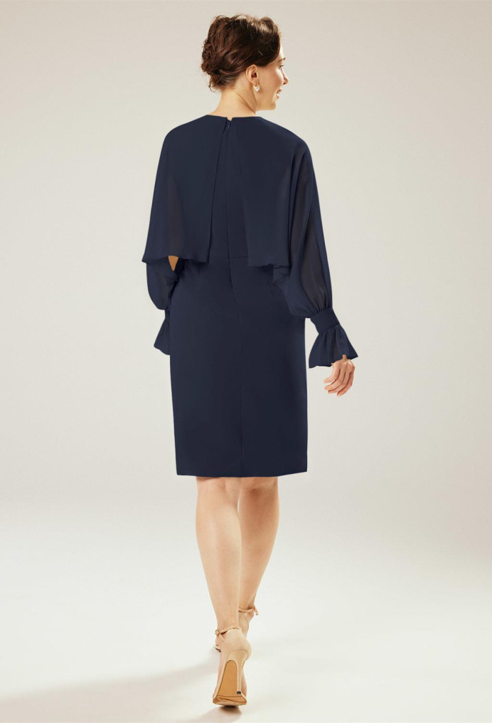 AW Zephyr Dress, Burgundy Chiffon Lace Floor Length Bateau Neckline ...