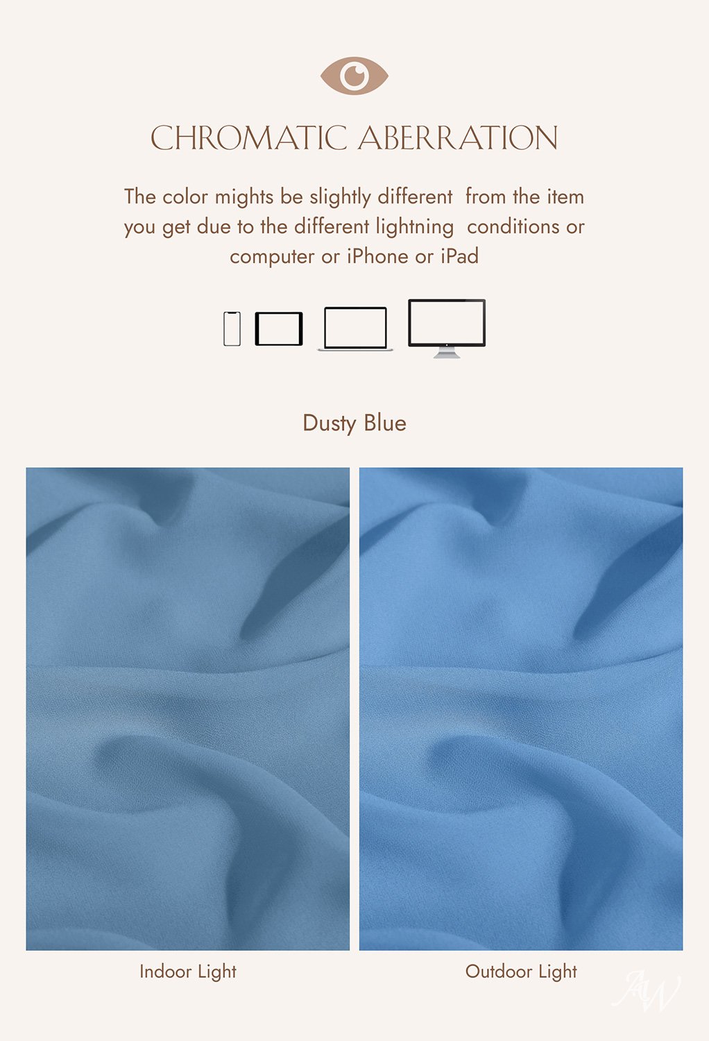 AW Sapphire Dress, Champagne Chiffon Ankle Length V-Neck Bridesmaid Dresses | AW.Bridal