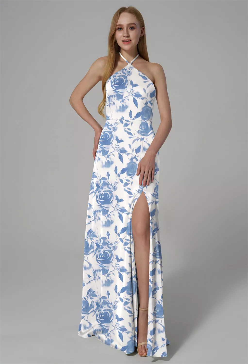 AW Kye Dress, Sage Green Crystal Satin Satin Charmeuse Tea Length ...