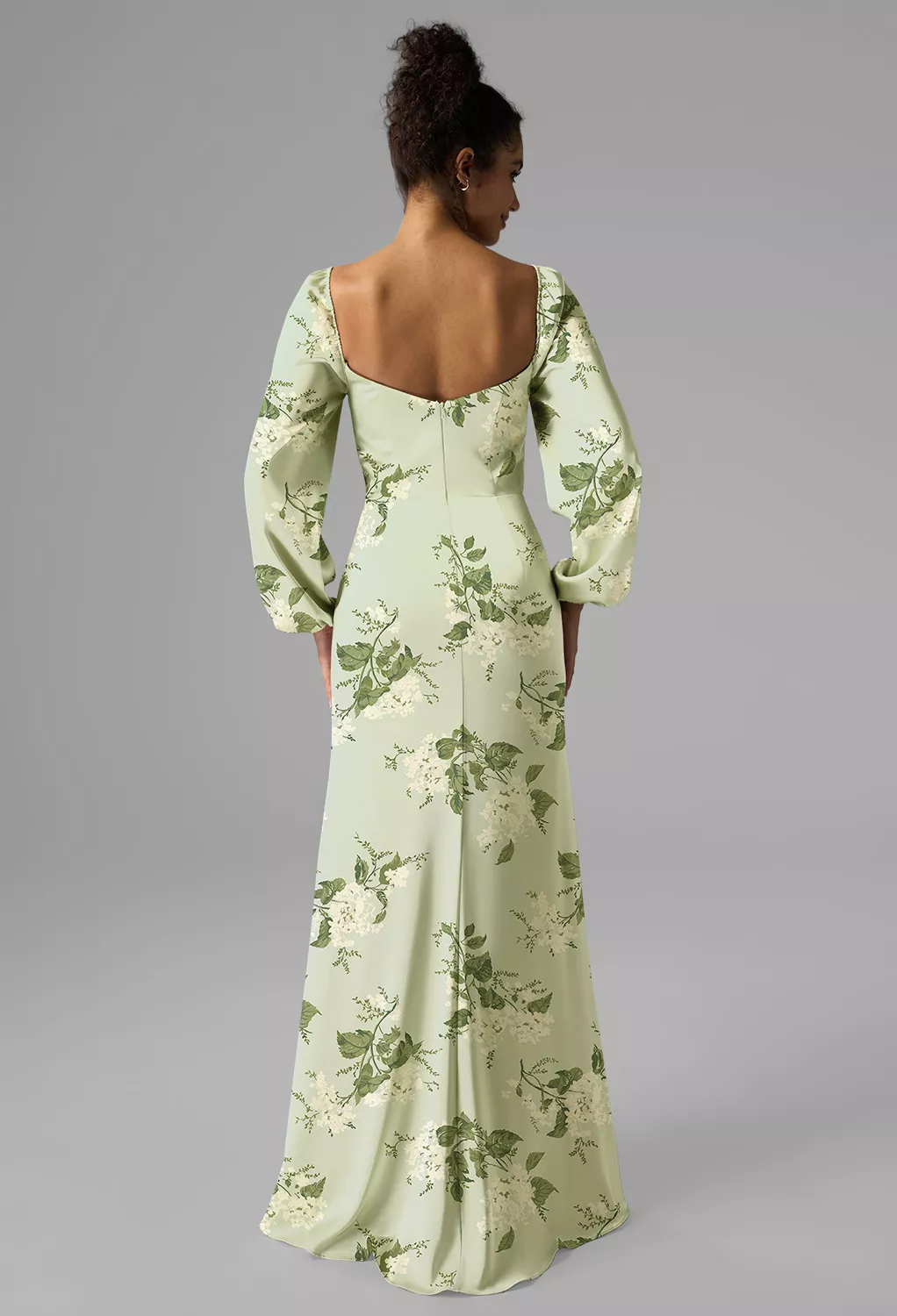 Sage Garden Party, Green Floral Floral Bridesmaid Dresses | AW.Bridal