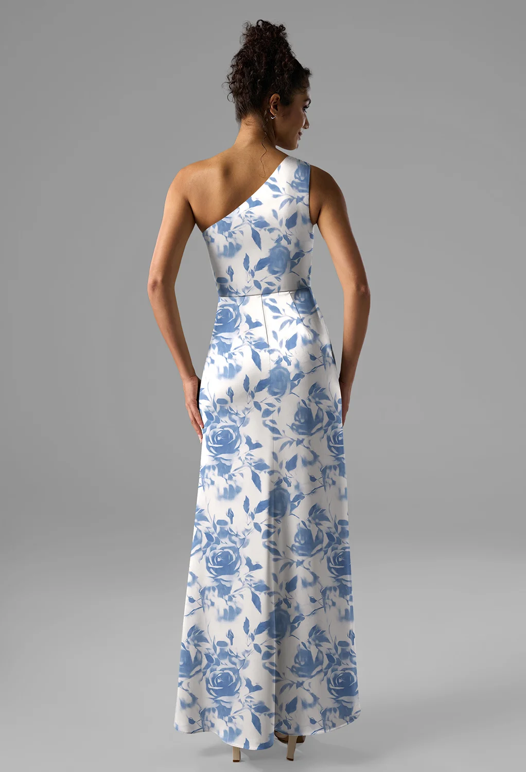 AW Kye Dress, Sage Green Crystal Satin Satin Charmeuse Tea Length ...
