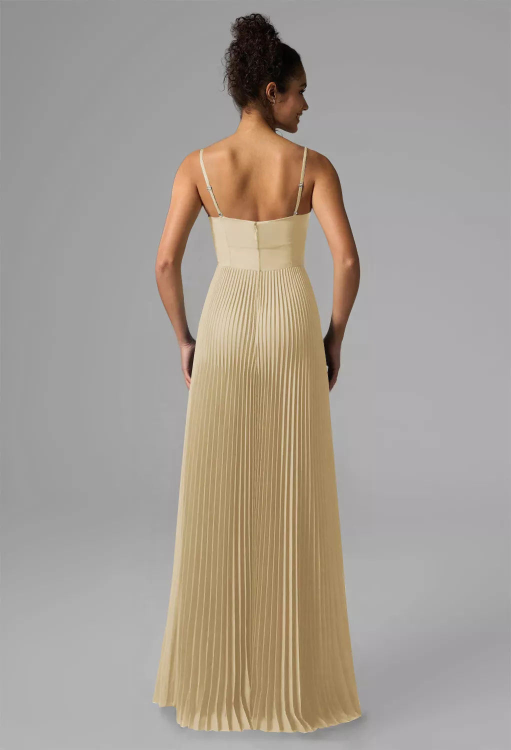 AW Asa Dress, Sage Green Crystal Satin Satin Charmeuse Tea Length ...